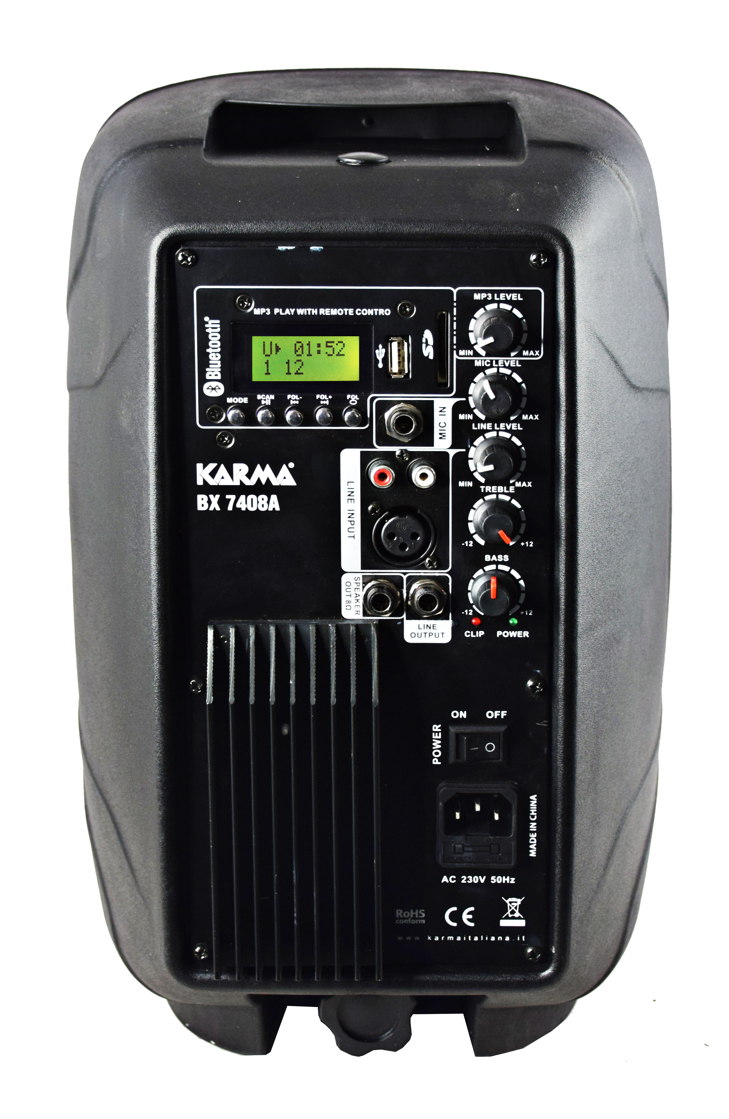 KARMA ITALIANA Srl Amplified speakers - BX 7408A Amplified speaker with USB