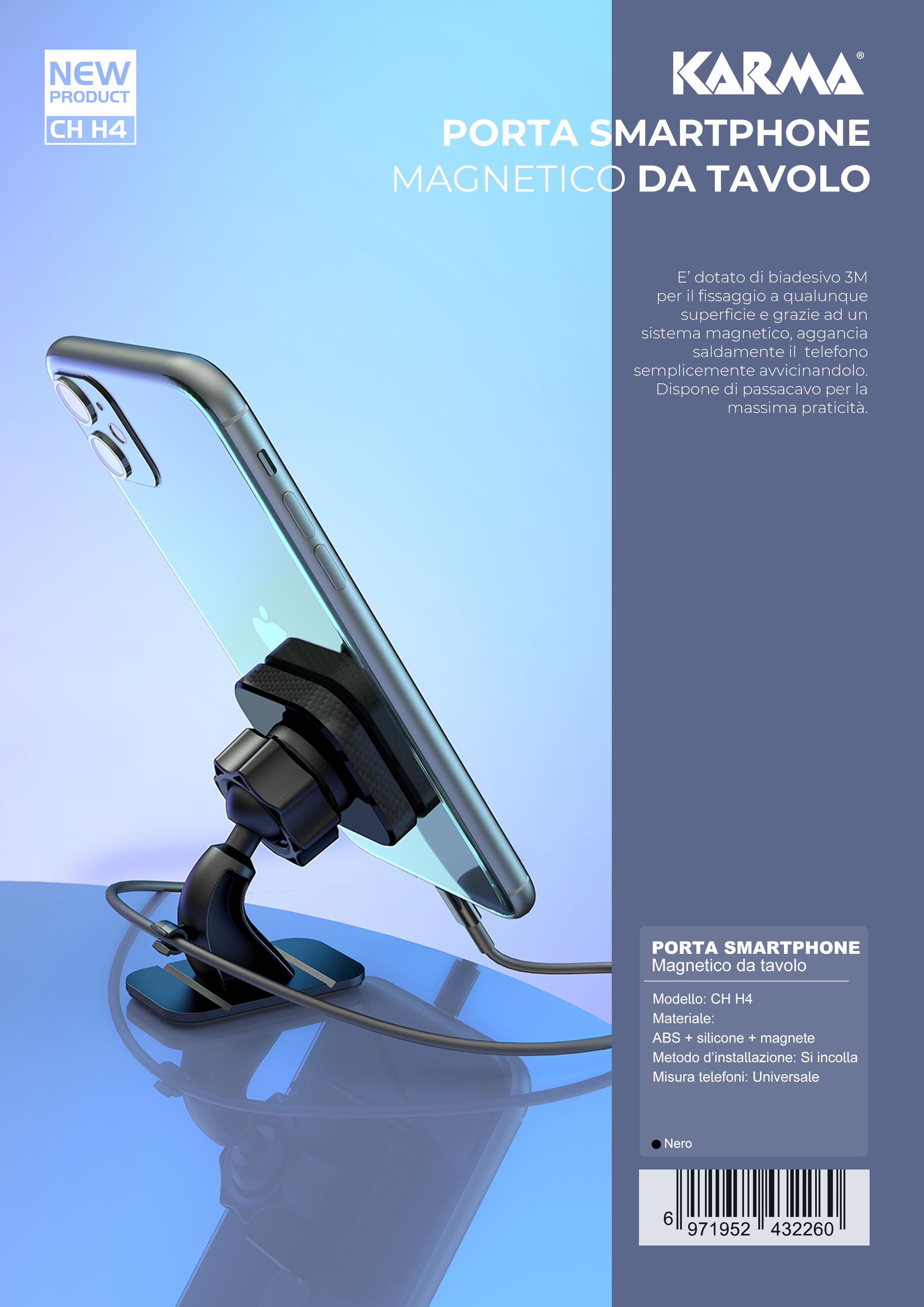 KARMA ITALIANA Srl Porta telefoni - CH H4 Porta telefono magnetico