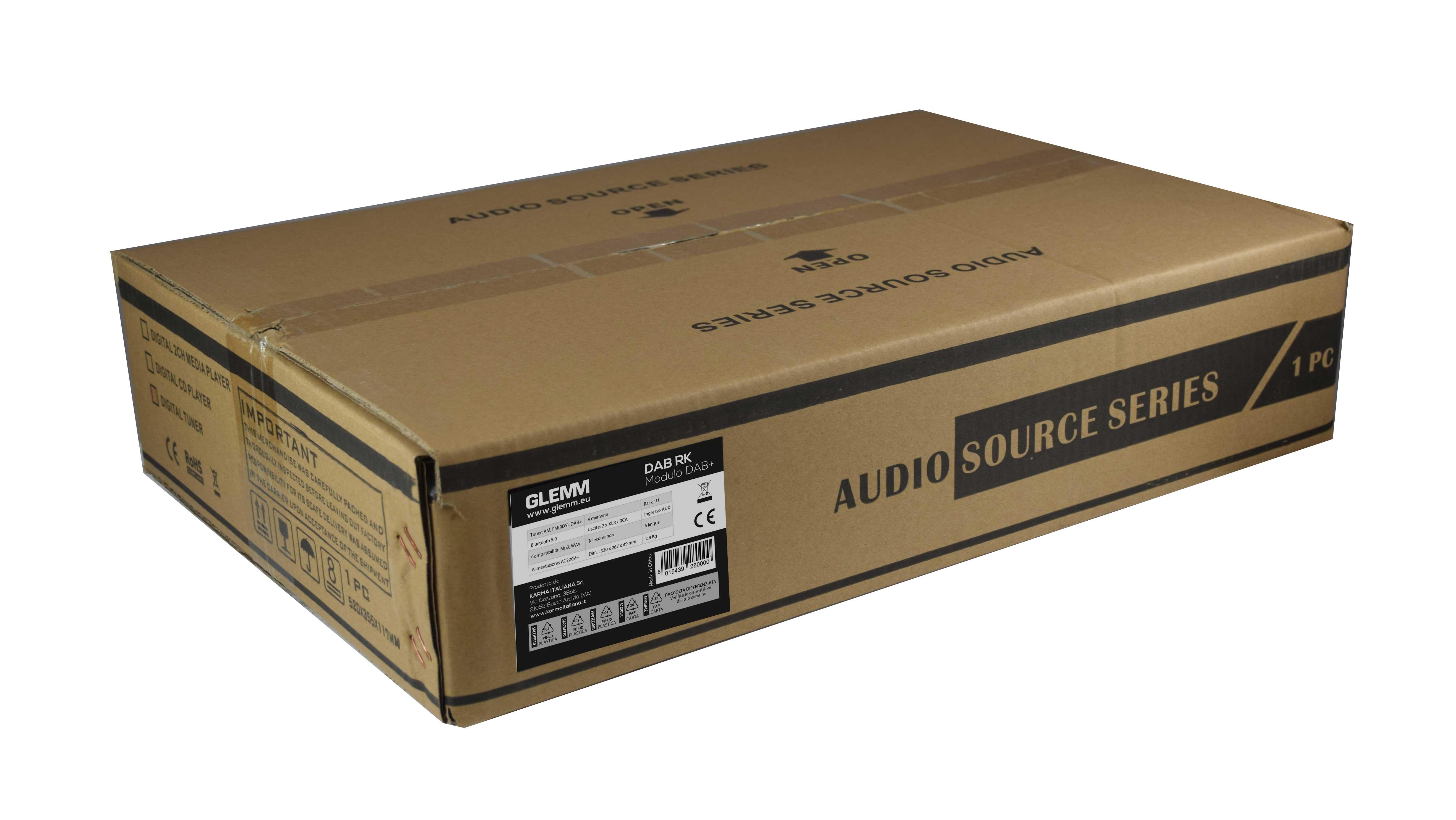 KARMA ITALIANA Srl Other components - DAB RK Rack mount DAB+ module