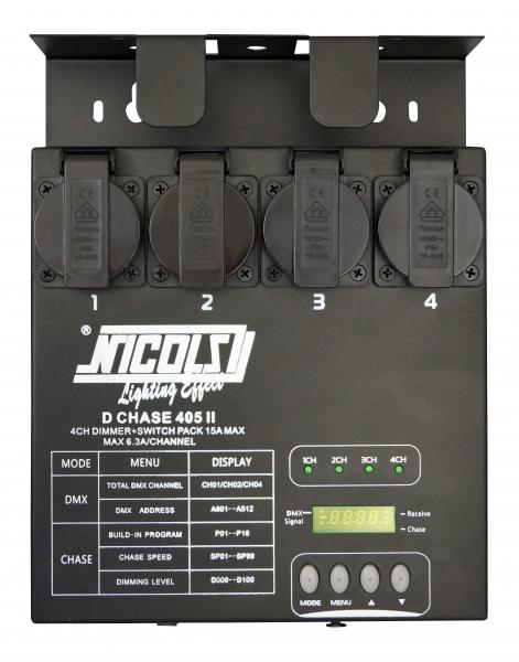 KARMA ITALIANA Srl Light controllers - DMX - DCHASE 405 II Dimmer luci DMX