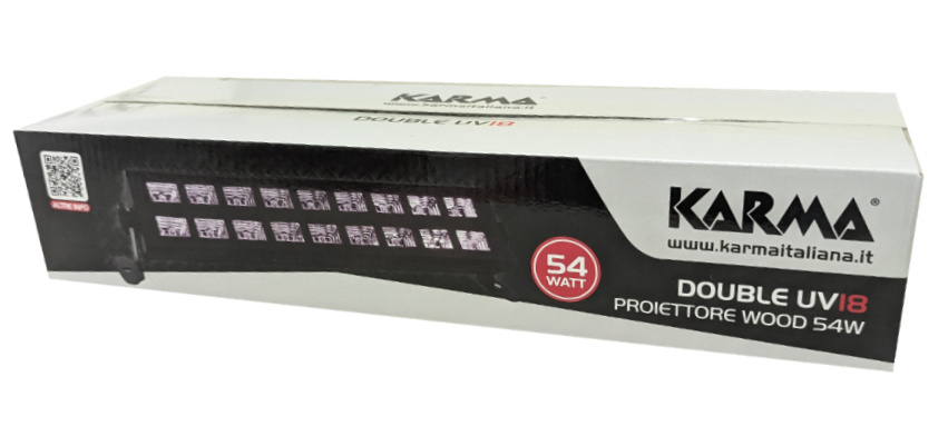 KARMA ITALIANA Srl Lampade di wood - DOUBLE UV18 Effetto luce wood 54W