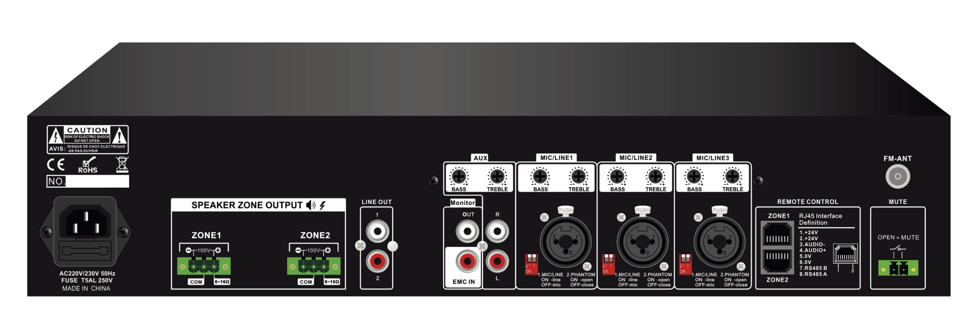 KARMA ITALIANA Srl Amplificatori PA - PAA 2240 Amplificatore 480W a 2 ...