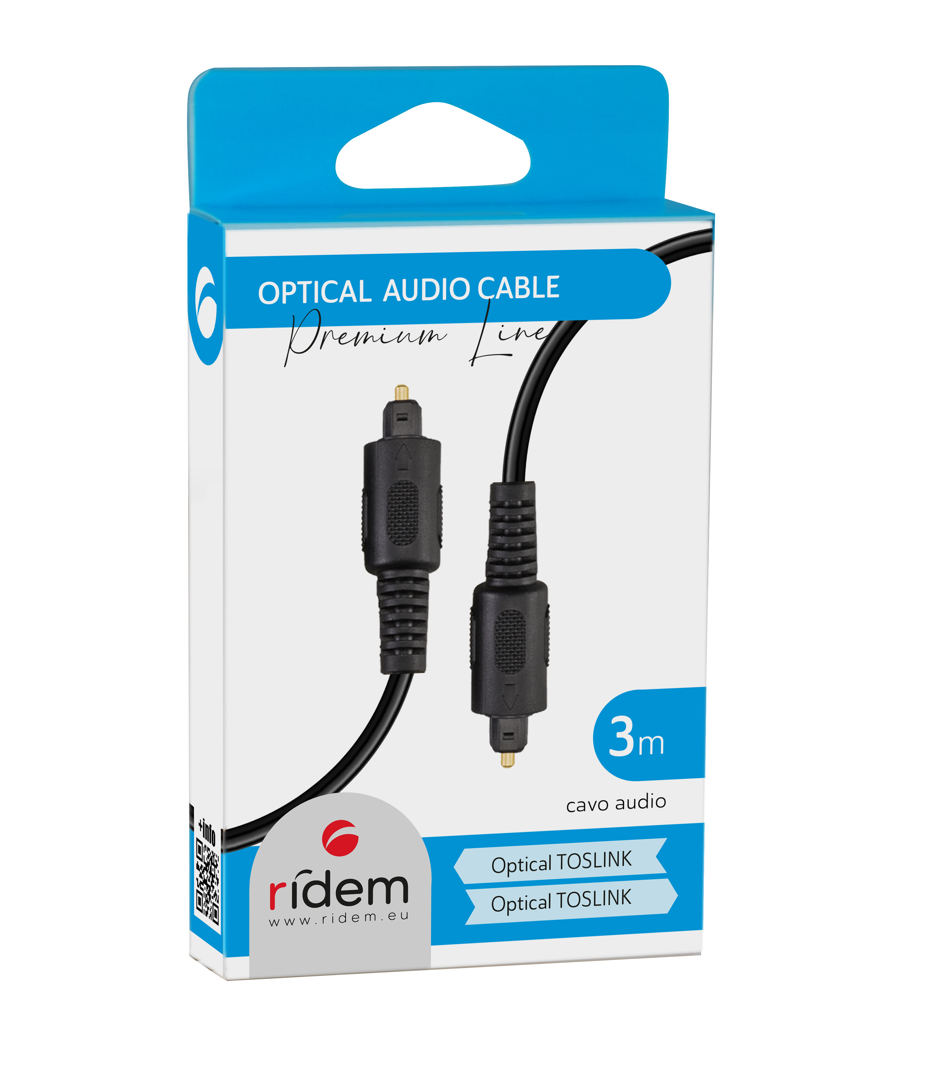 KARMA ITALIANA Srl Cavetteria audio - RDM CL33 Cavo ottico toslink - 3mt