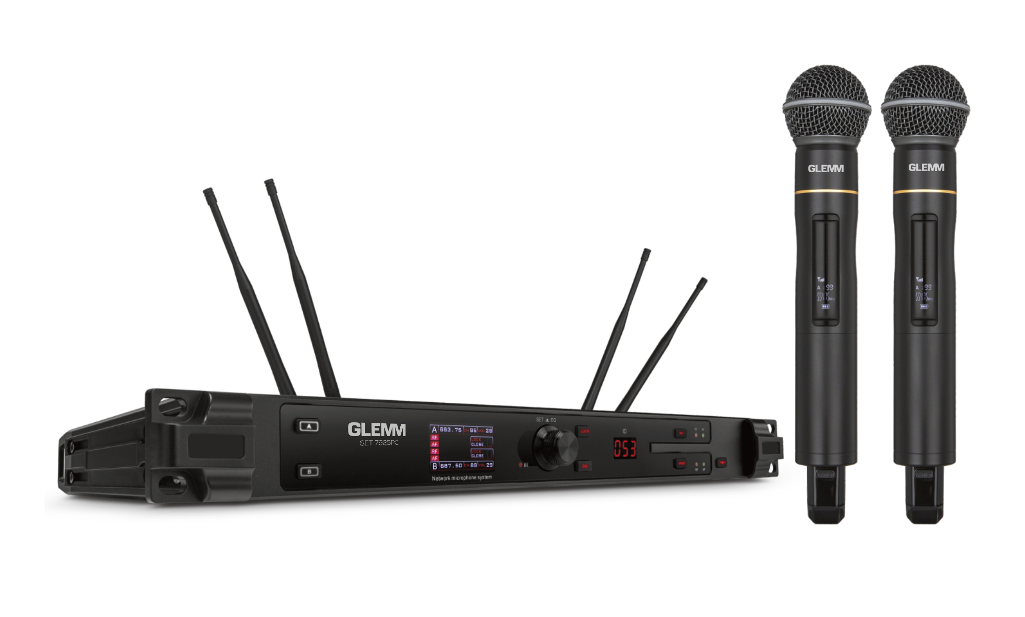 KARMA ITALIANA Srl Double wireless mic - SET 7925PC Doppio radiomicrofono