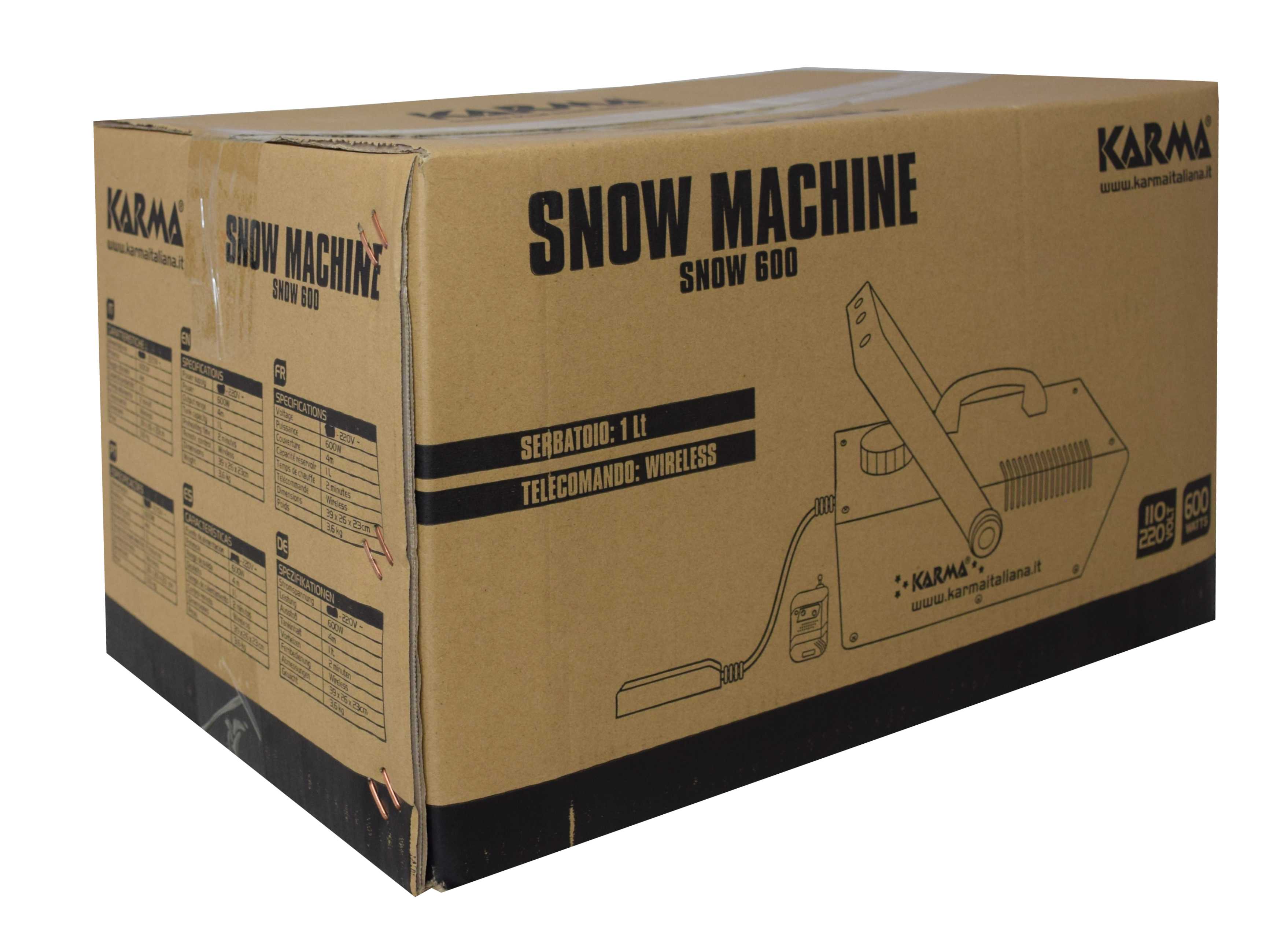 KARMA ITALIANA Srl Snow machine - SNOW 600 Macchina della neve 600W