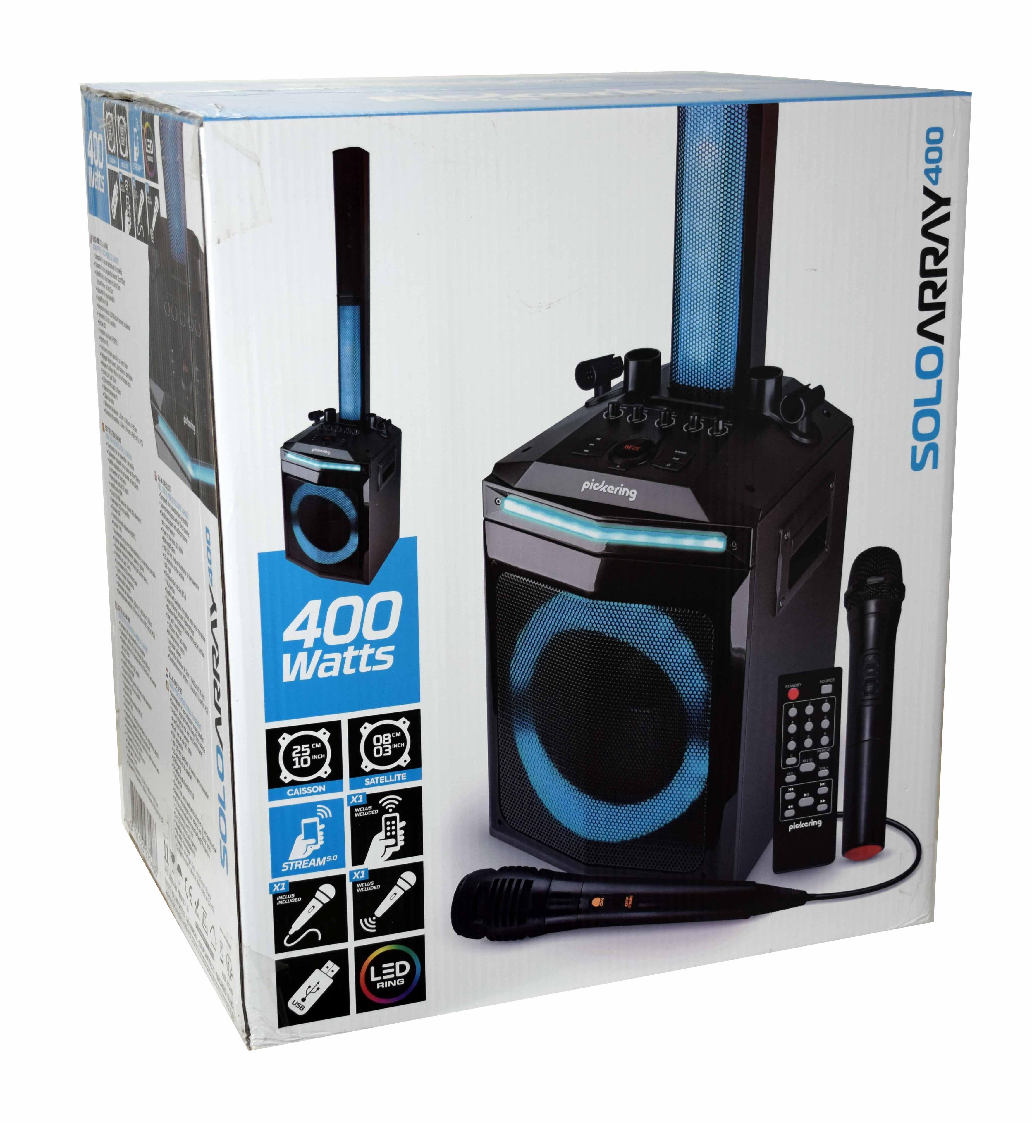 KARMA ITALIANA Srl Amplified speakers - SOLO ARRAY400 All-in-one DJ system