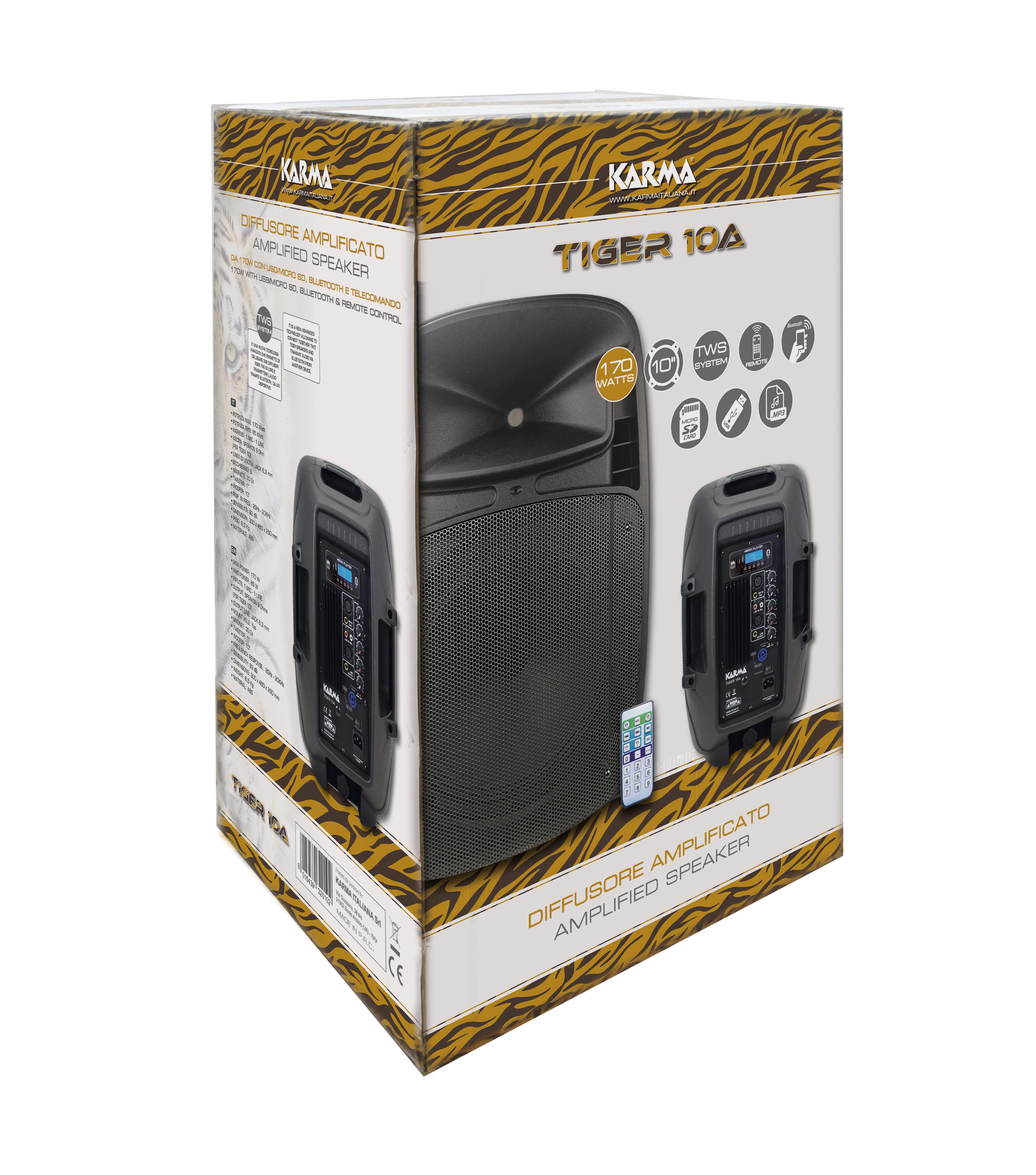 KARMA ITALIANA Srl Speaker amplificati - TIGER 10A Diffusore ...