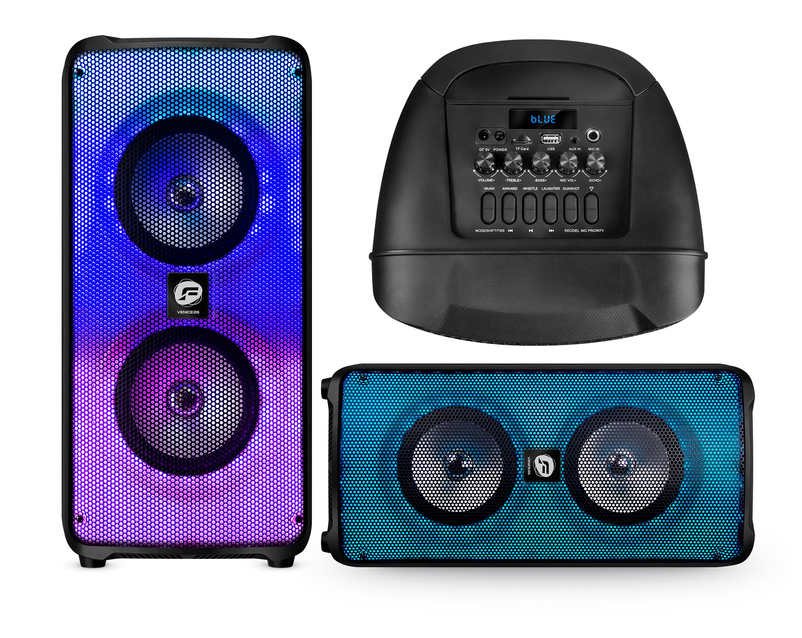 KARMA ITALIANA Srl Amplified speakers - VENICE 26 300W rechargable speaker