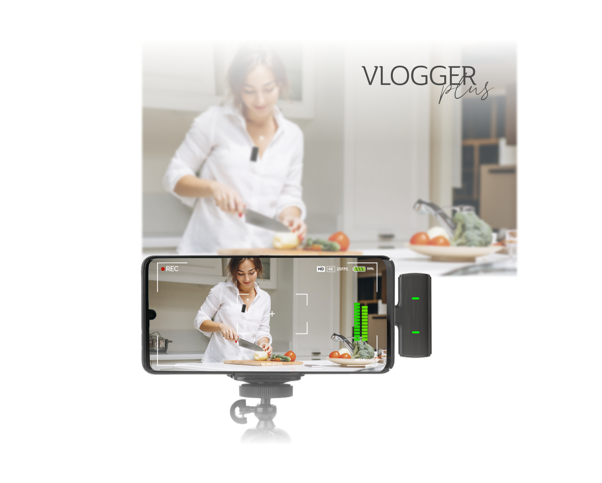 KARMA ITALIANA Srl Accessori vari - VLOGGER PLUS Doppio Radiomicrofono ...